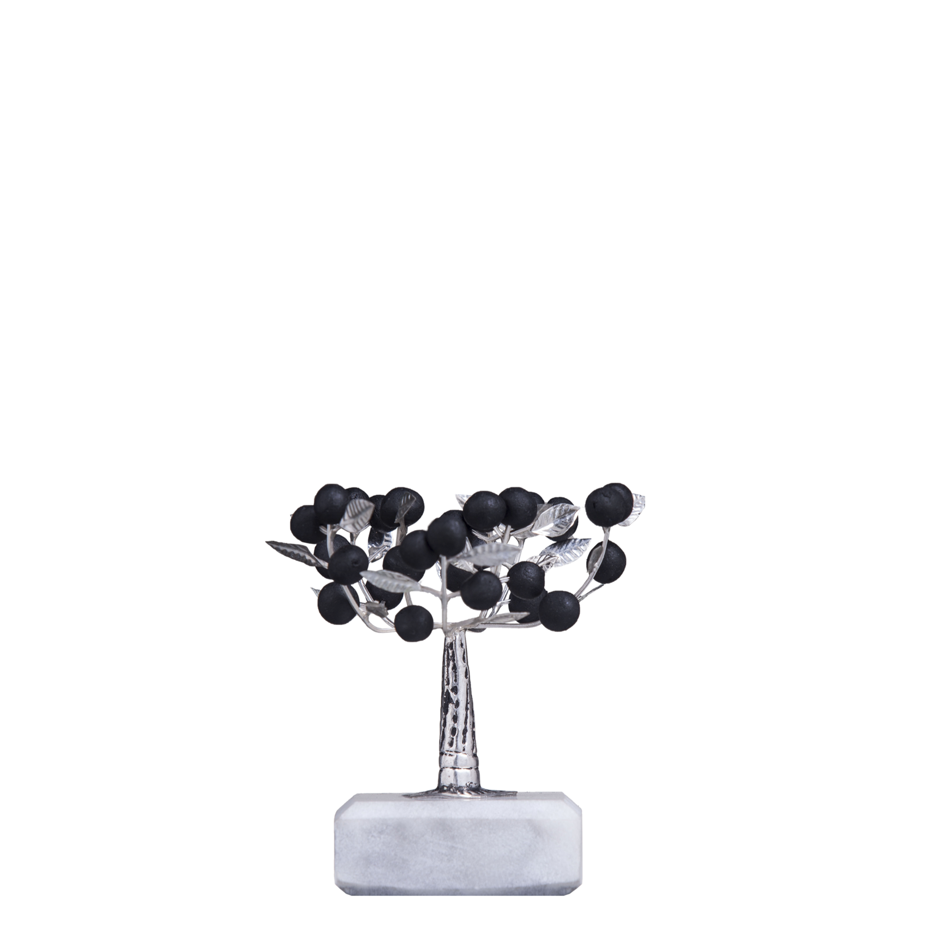 Silver Olive Tree with Ambergris T1 ~ Wire Tree Sculpture – barkastore.com